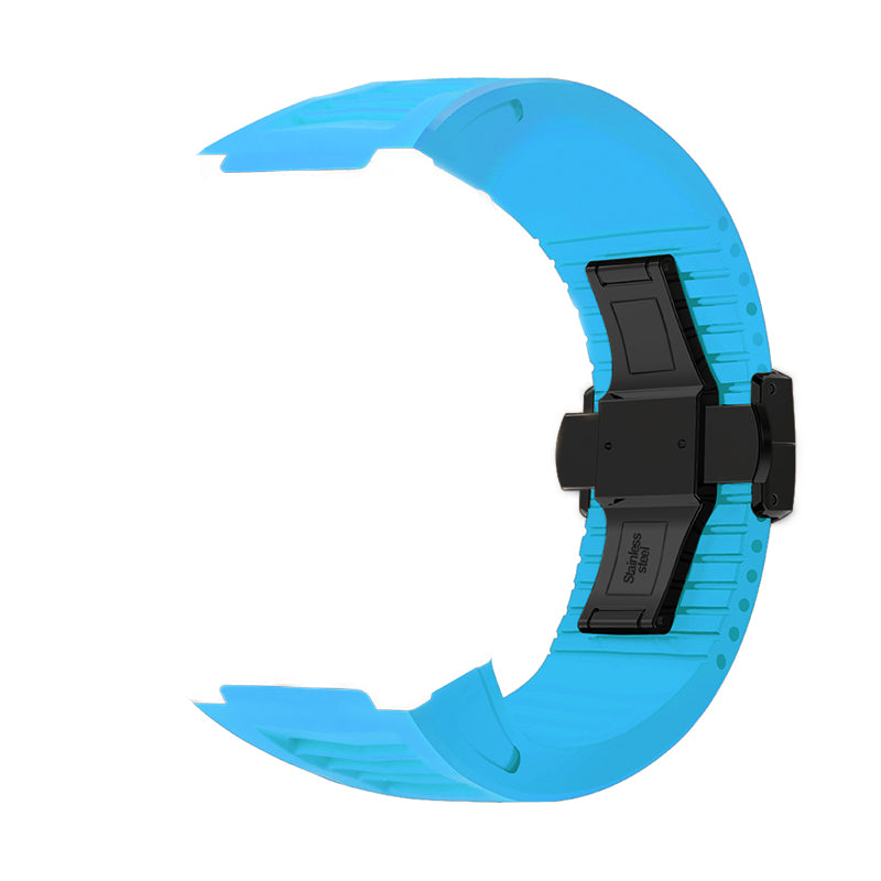 Blue Fluoro Rubber Strap for Iconic Series (42mm) – iMod Watch