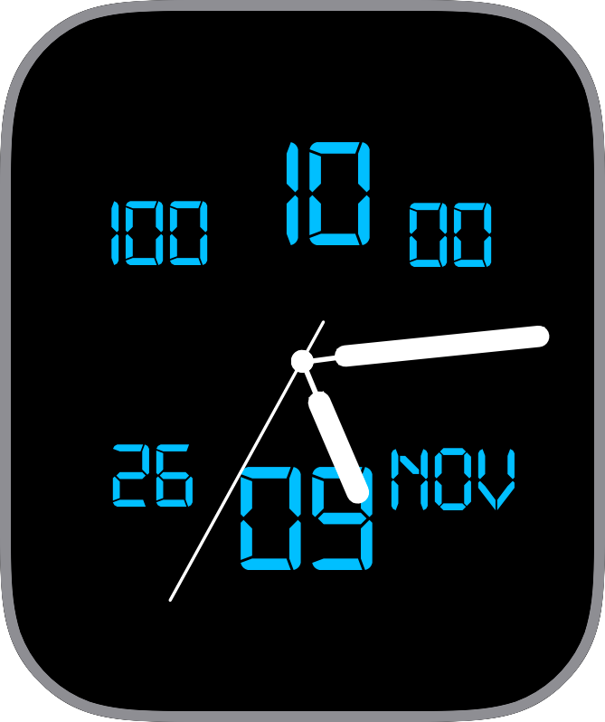Free Apple Watch Face: Numbers – iMod Watch
