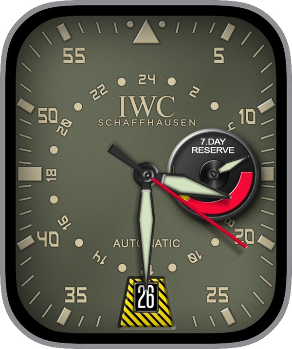 Free Apple Watch Face: IWC 4. – iMod Watch