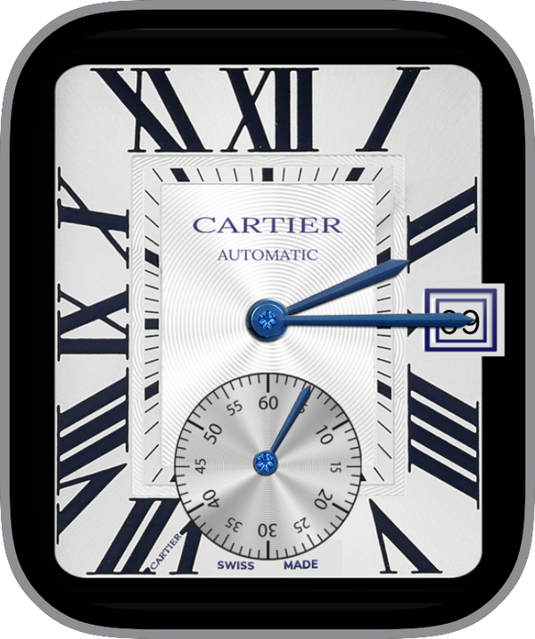 Free Apple Watch Face: TANK de Cartier – iMod Watch