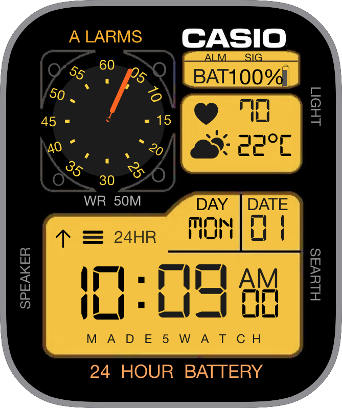 Free Apple Watch Face: Casio AE1200 – iMod Watch
