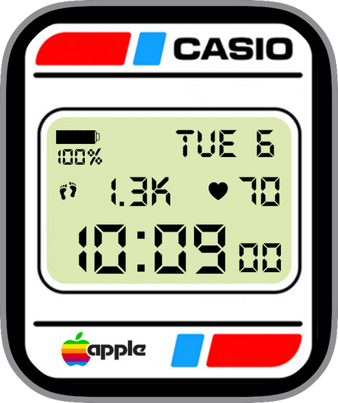 Free Apple Watch Face: Casio Simple – iMod Watch