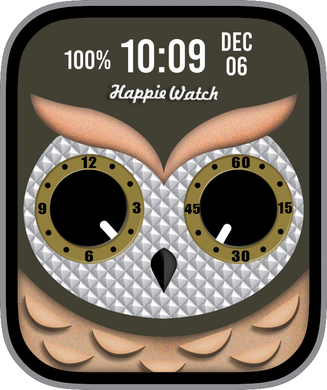 Free Apple Watch Face: NIGHT OWL – iMod Watch