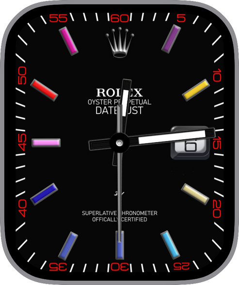 Free Apple Watch Face: Rolex Black Venom Rain McGee – iMod Watch