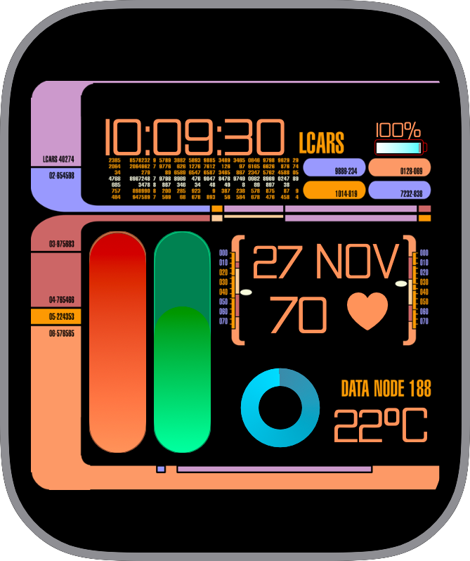 Free Apple Watch Face: LCARS v1.2 – iMod Watch