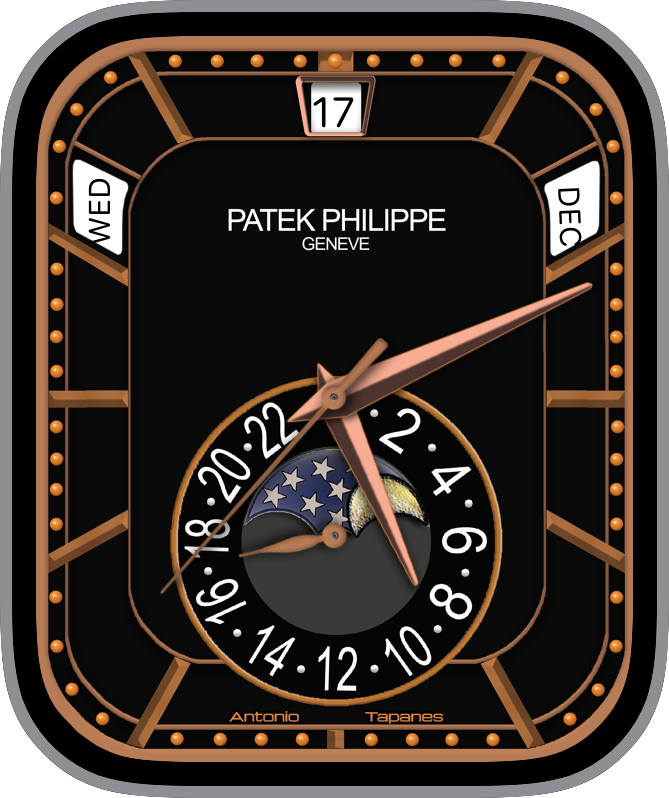 Free Apple Watch Face: Patek Philippe 520R-010 2 – iMod Watch